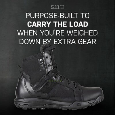 5.11 勤务战术靴12439 侧拉链6寸SIDE ZIP BOOT中邦户外徒步靴
