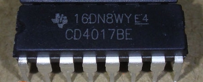 CD4017BE DIP-16 CD4017 4017芯片 计数器除法器十进制