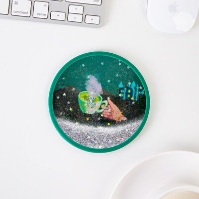 Stardew Valley星露谷物语 游戏周边亚克力流沙 隔热杯垫创意礼物