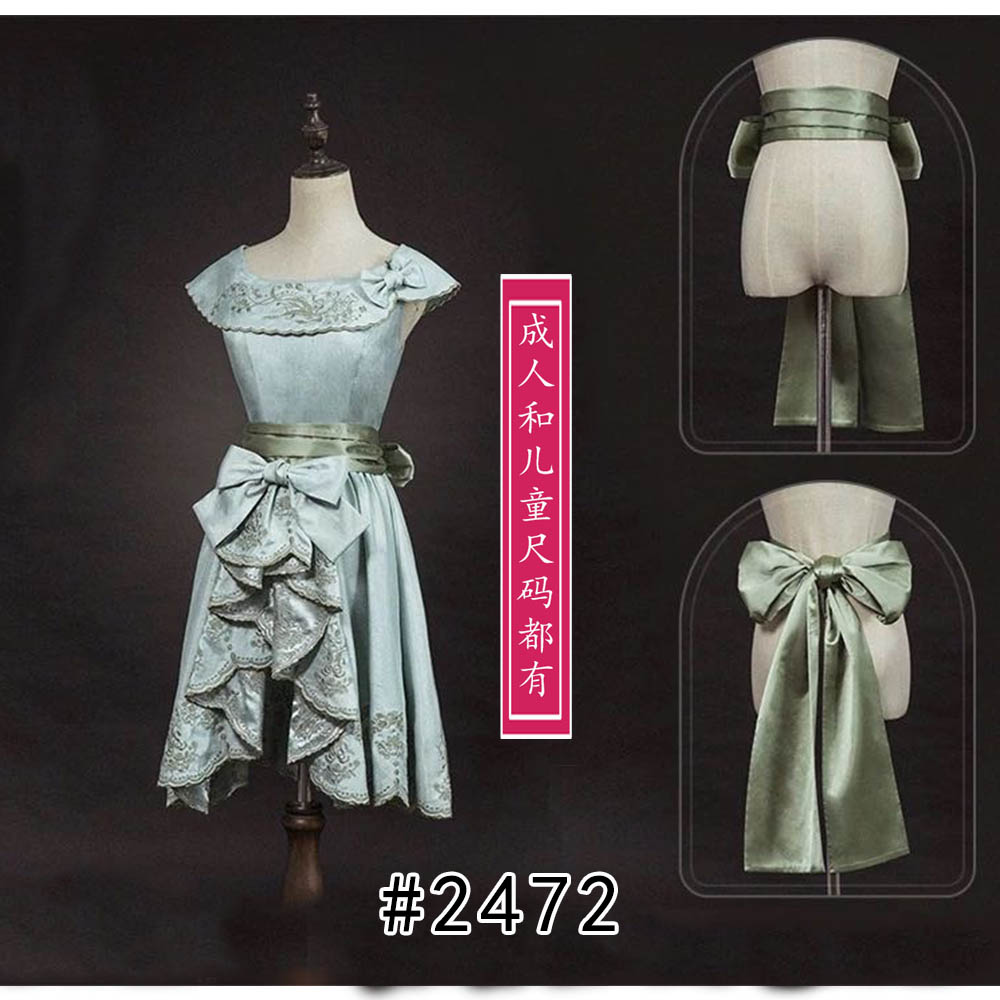 2472铃兰JSK洛丽塔纸样亲子装1比1服装样版洛丽塔服装裁剪图纸