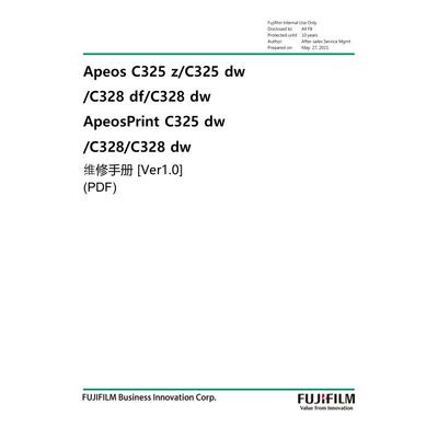 施乐Apeos C325z C325dw C328df C328dw彩机英文维修手册