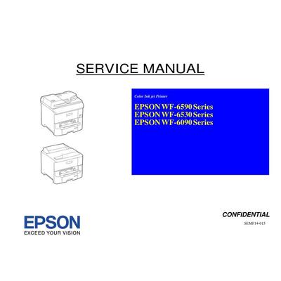 爱普生 WF-6590 WF-6530 WF-6090 喷墨打印机英文维修手册