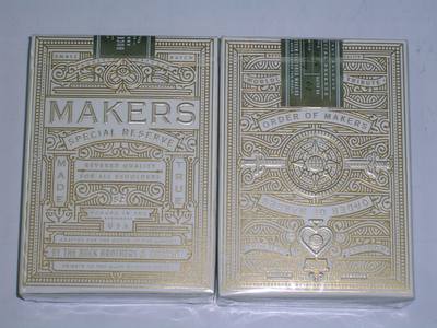 (包郵) 美國正品 Makers Playing Cards 白色 制造者 限量撲克牌