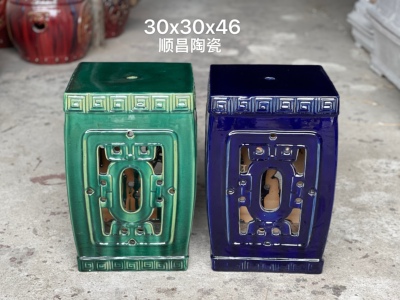 石湾盆盆景花卉绿植摆放花架仿古岭南座鼓庭院室外装饰桌面摆放