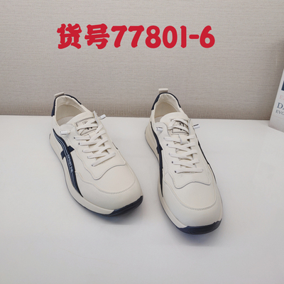 龙帝欧品牌正品男鞋2025春季新款时尚休闲鞋阿甘鞋舒适77801-6