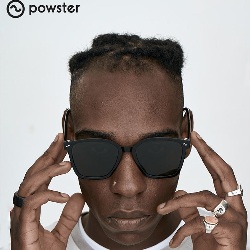 Powster宝仕拓墨镜女瘦脸时尚夏季防紫外线偏光遮阳ins太阳镜男_虎窝淘