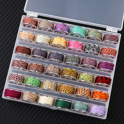 藏式手搓棉线绳子多色套装手串绳