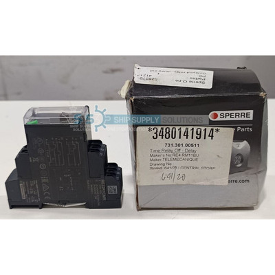 TELEMECANIQUE RE22R1CMR SPERRE TIME RELAY OFF-DELAY 24-240VA