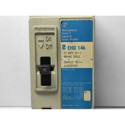 Westinghouse EHD 14k EHD2015 Serie C Industriale Disgiuntore