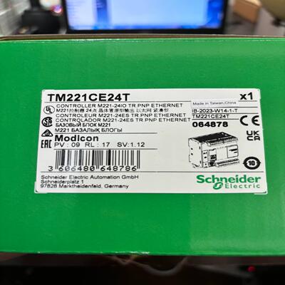 TM221CE24T施耐德M221控制器24点晶体管源型输议价