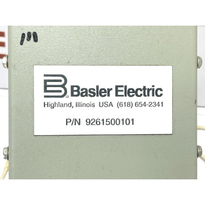 BASLER ELECTRIC 9261500101 RADIO FREQUENCY INTERFACE FILTER