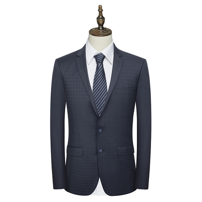 鸟家男平驳领两粒扣后上衣西服