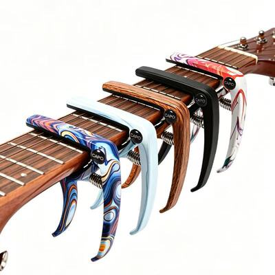 Metal Guitar Capo Aluminum Alloy Guitar Tuner Clamp Professi