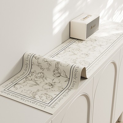 德国FZY防水防油电视柜台面保护垫餐边柜鞋柜垫子轻奢高级感盖布