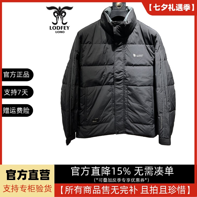 龙达飞官方正品断码特价青年男士休闲时尚百搭立领羽绒服S16503D1