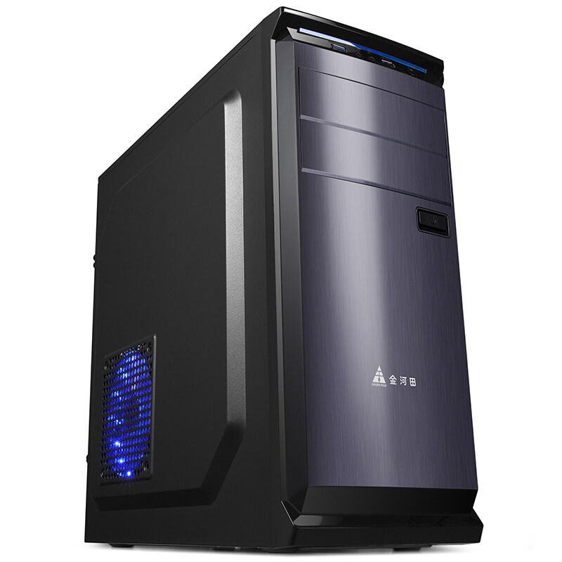 金河田 预见A2 中塔机箱USB3.0 游戏办公台式机机箱