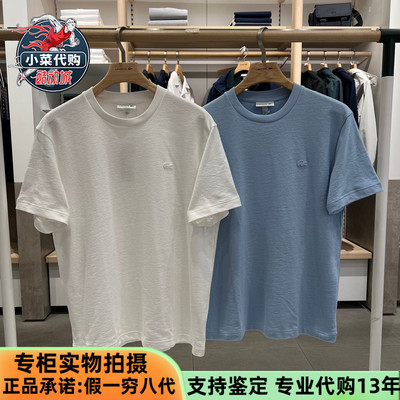 法国鳄鱼男时尚简约圆领短袖T恤