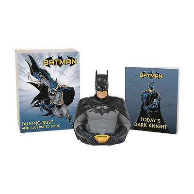 英文原版 蝙蝠侠 发声半身手办 插画书 英文原版 Batman: Talking Bust and Illustrated Book DC漫画 周边 布鲁斯·韦恩