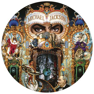 瑕疵【中图】Michael Jackson Dangerous迈克尔杰克逊 2LP图案胶