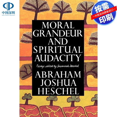 预售 按需印刷 英文原版 道德宏伟与精神大胆 Moral Grandeur and Spiritual Audacity 进口书籍正版