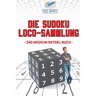 【预售 按需印刷】德文原版Die Sudoku Loco-Sammlung | 240 Medium R?tsel Buch德语ger进口原版正版书籍