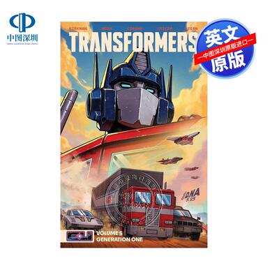 预售英文原版 重启变形金刚合集5 新一代 冒险漫画故事 Transformers Vol. 5: Generation One