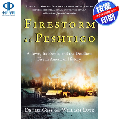 预售 按需印刷 英文原版 佩什蒂戈的火灾风暴 Firestorm at Peshtigo 进口书籍正版