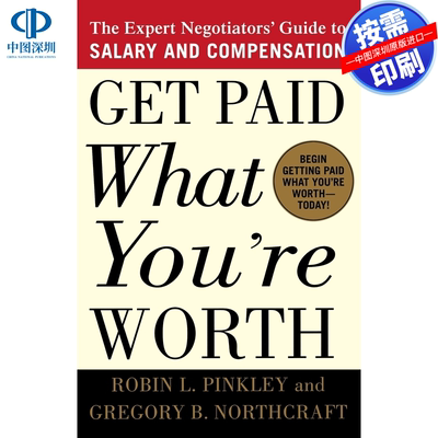 预售 按需印刷 英文原版 获得你应得的报酬 Get Paid What Youre Worth 进口书籍正版
