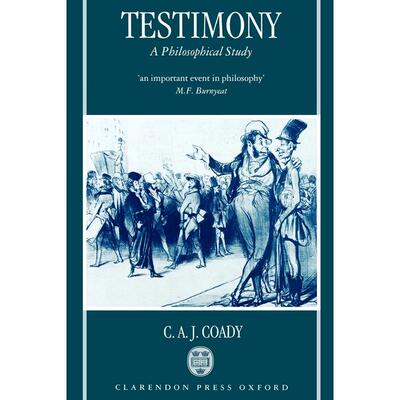 预售【按需印刷】英文原版 Testimony证词 牛津大学出版 原版进口正版书籍