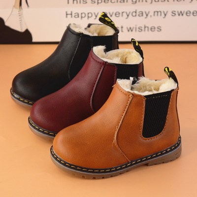 Children Boy Snow Martin Boots Winter Kids Shoes Girls Boots