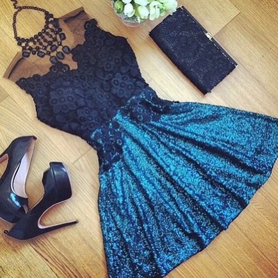 Ladies Lace Dress Backless sleeveless short dresses women