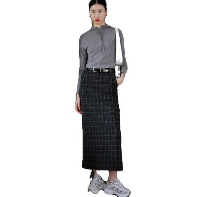 无有无印中长裙直筒裙半身裙