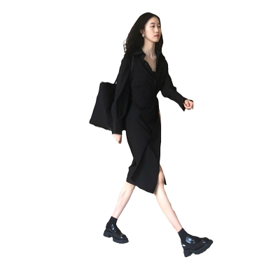 无有无印通勤淑女修身显瘦