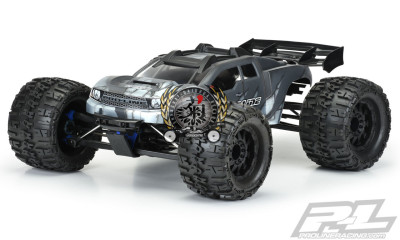 美国PL 3530-17, E-Revo大E用车壳透明原厂剪材Pre-Cut Brute