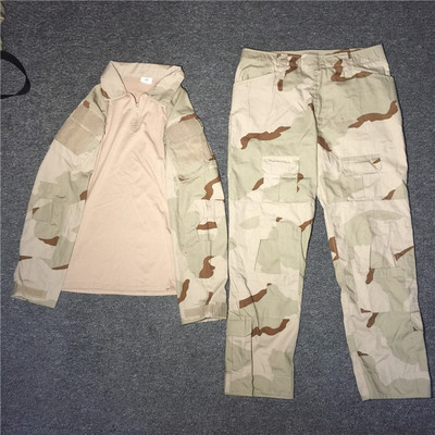 复刻DCU三沙迷彩蛙皮 GEN2套装 色泽好品相佳 三色沙漠迷彩蛙服