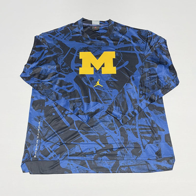 JORDAN密歇根NCAA精英长袖篮球服