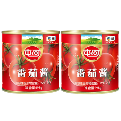 中粮屯河番茄酱198gX2罐0添加剂
