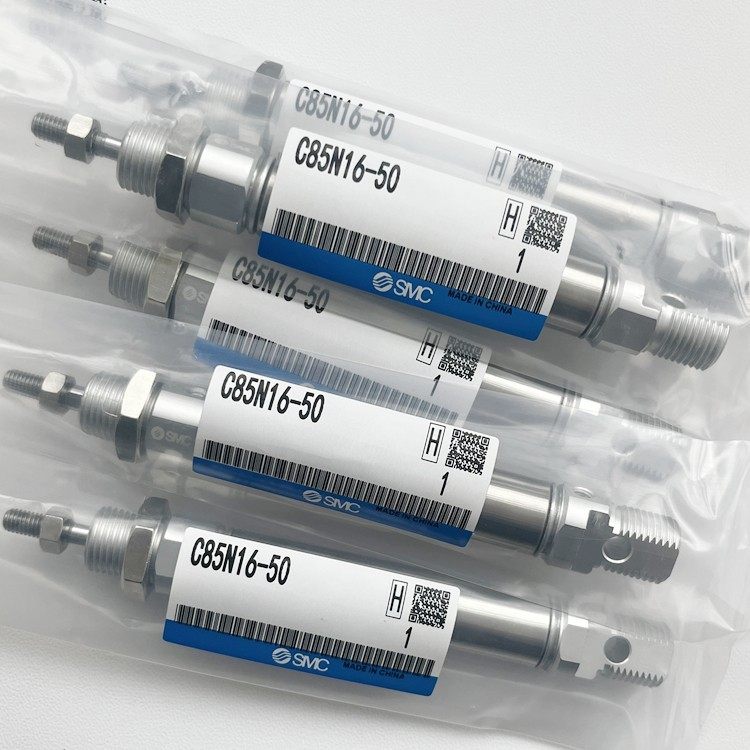 SMC迷你气缸C85N/CD85N10/12/16/20-25/50/75/100/125/150/200C-B_虎窝淘