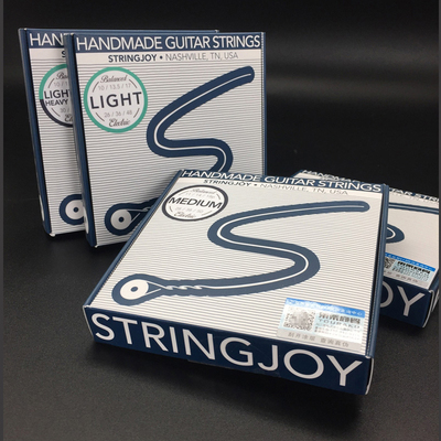 美产手工Stringjoy镀镍合金吉他弦 6弦7弦电吉他1046套装琴弦0942