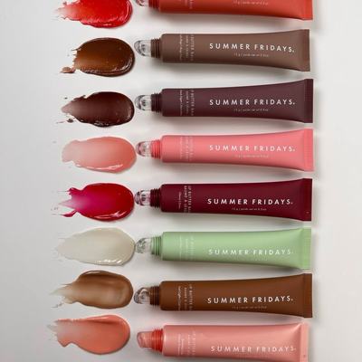 Summer Fridays滋润唇蜜Lip Balm黄油护唇膏白女爱用好物