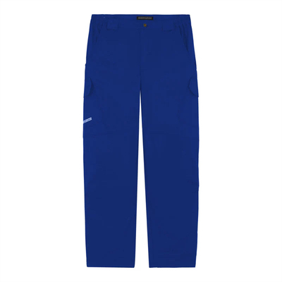 【5折】Robyn Lynch 后褶蜡涂层工装长裤（蓝色）| triplemajor