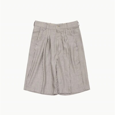 BLESS条纹宽腿短裤triplemajor