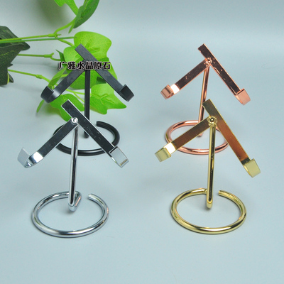 合金爱心月亮片状摆件支架装饰品