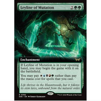 万智牌 异变地脉 Leyline of Mutation 英文  绿 R DSK