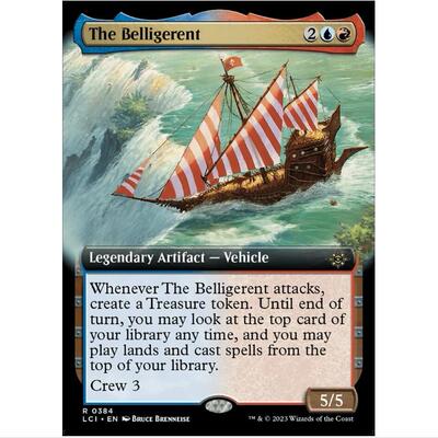万智牌 MTG 英文 扩画 好战者号 依夏兰迷窟 LCI