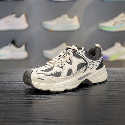 李宁回弹男女通用系带户外徒步鞋