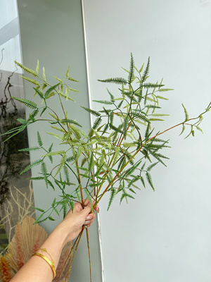 仿真手感叶材 拍照摄影餐桌客厅花艺仿真花