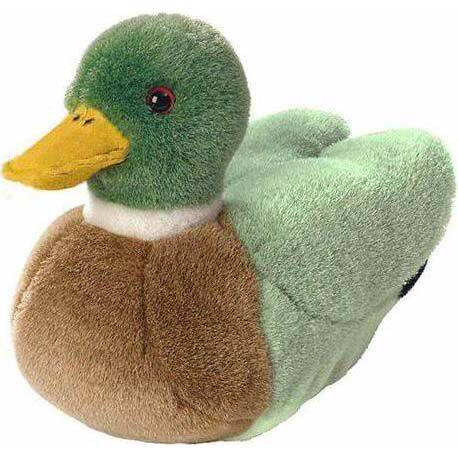 (代购)美国wild republic仿真小号绿头鸭mallard毛绒玩具公仔