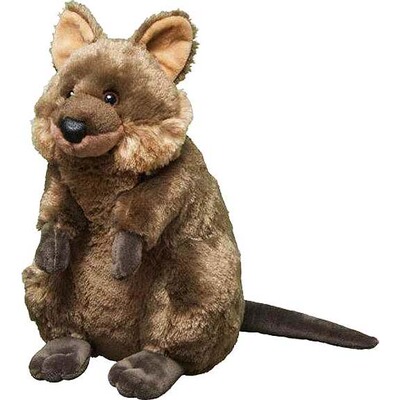 （现货+包邮）仿真短尾矮袋鼠quokka毛绒玩具stuffed plush toy