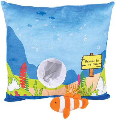 （定做）仿真小丑鱼clownfish毛绒玩具公仔抱枕